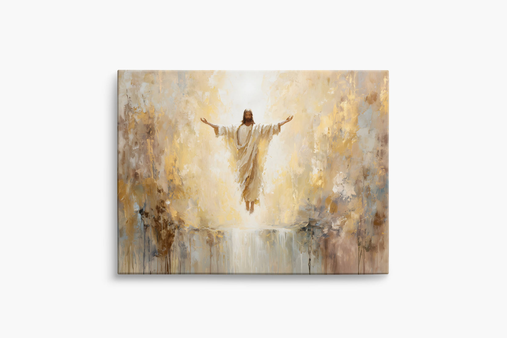 The Glory of Resurrection | Ascension Canvas, Abstract He Is Risen ...
