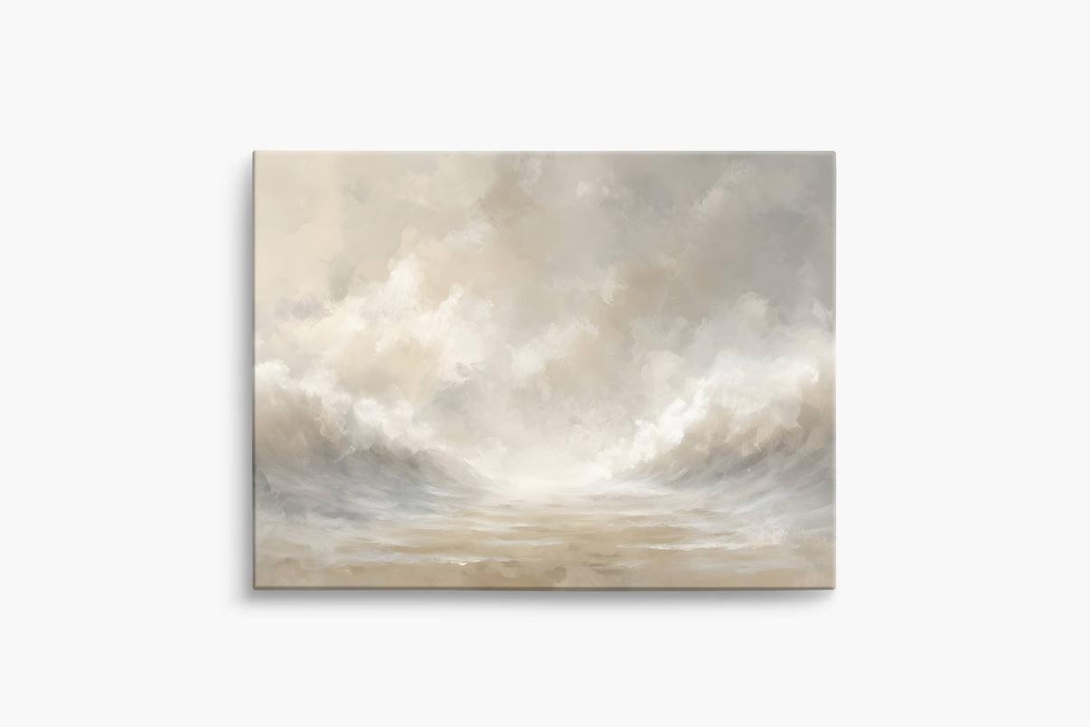 The Miracle of the Sea | Abstract Parting of the Red Sea Canvas ...