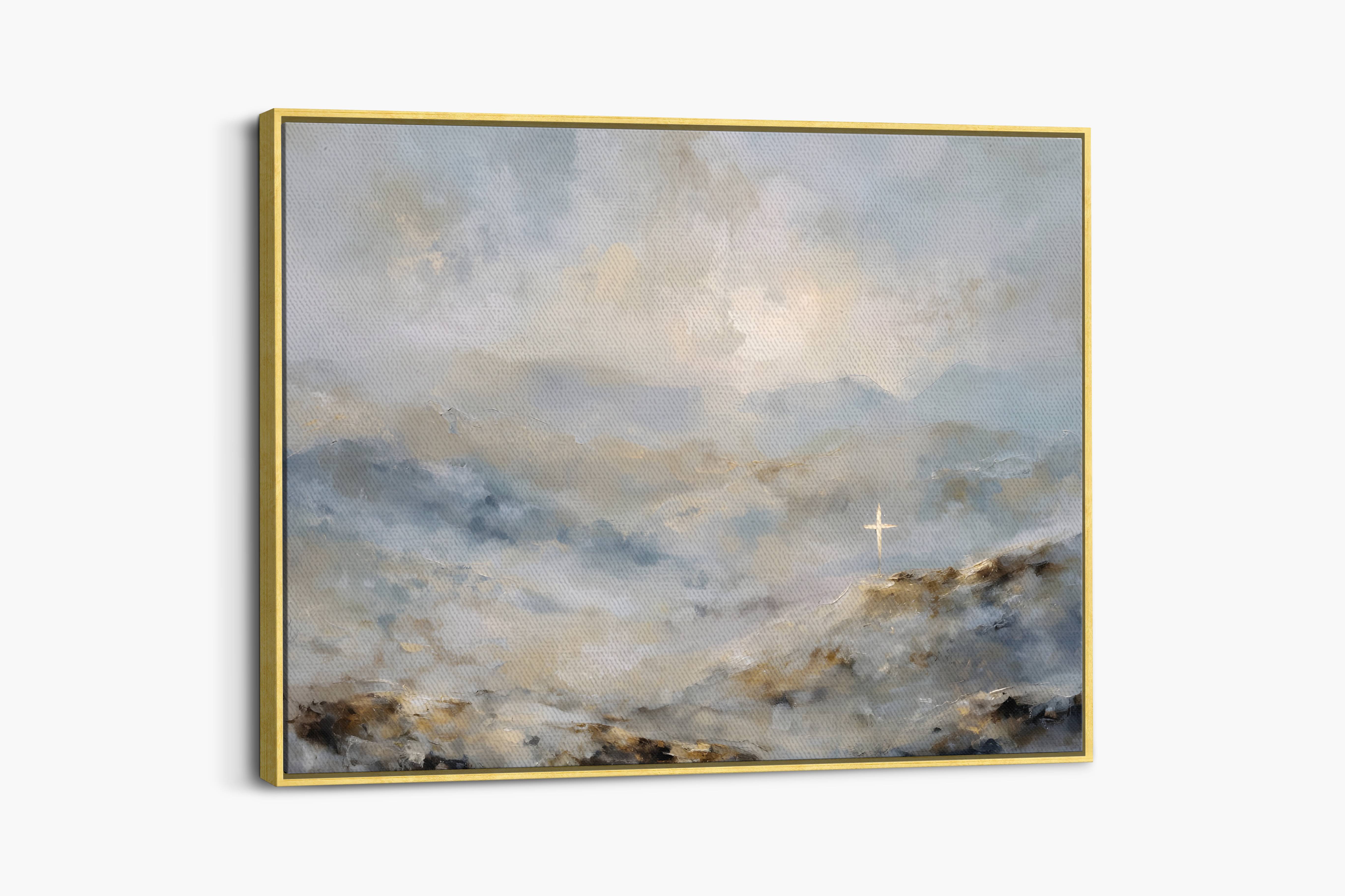 Bethlehem Star Wall Art | Framed Christian Canvas of Hope and Light ...
