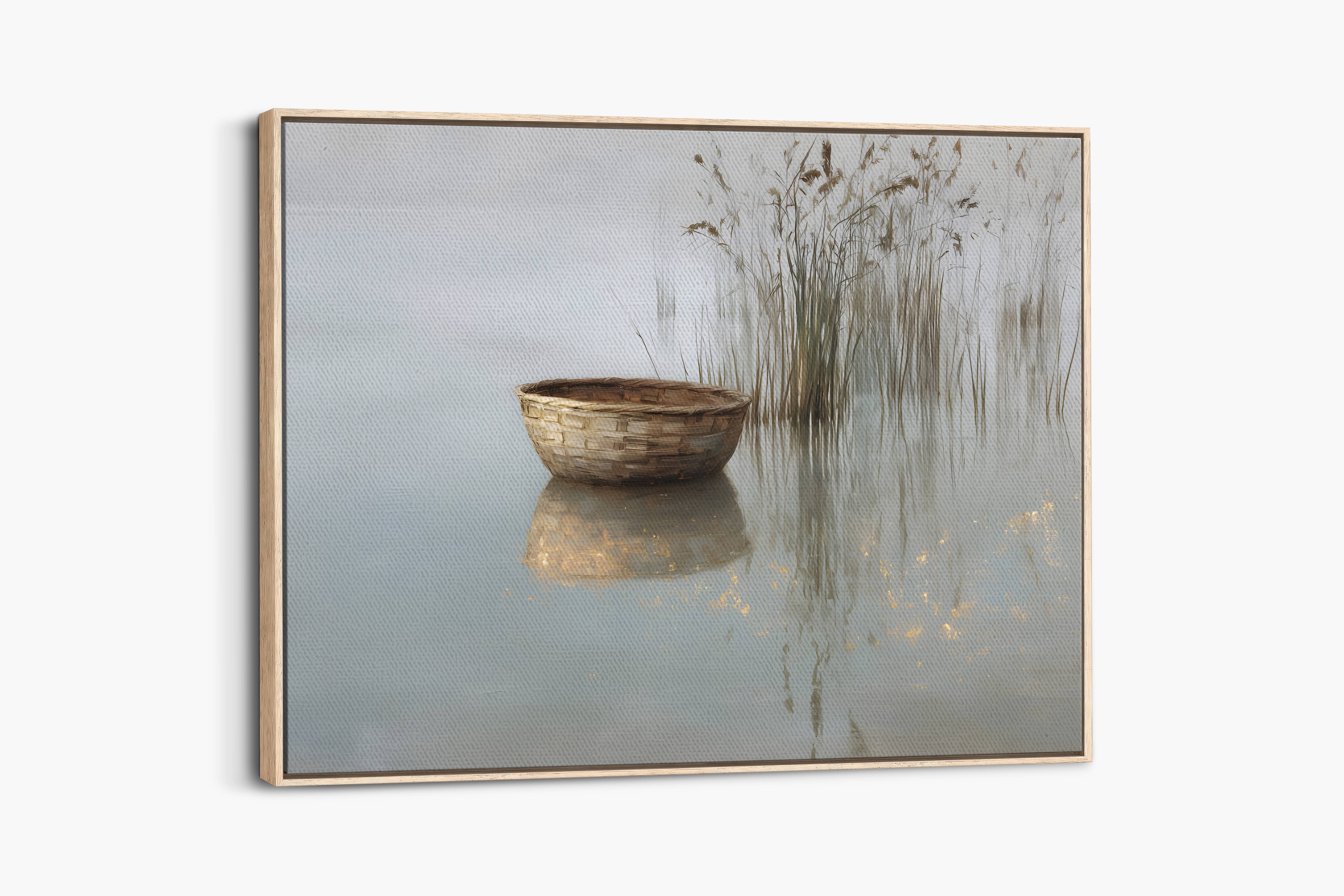 Moses in the Reeds Wall Art | Framed Christian Canvas, Bible Story Art ...