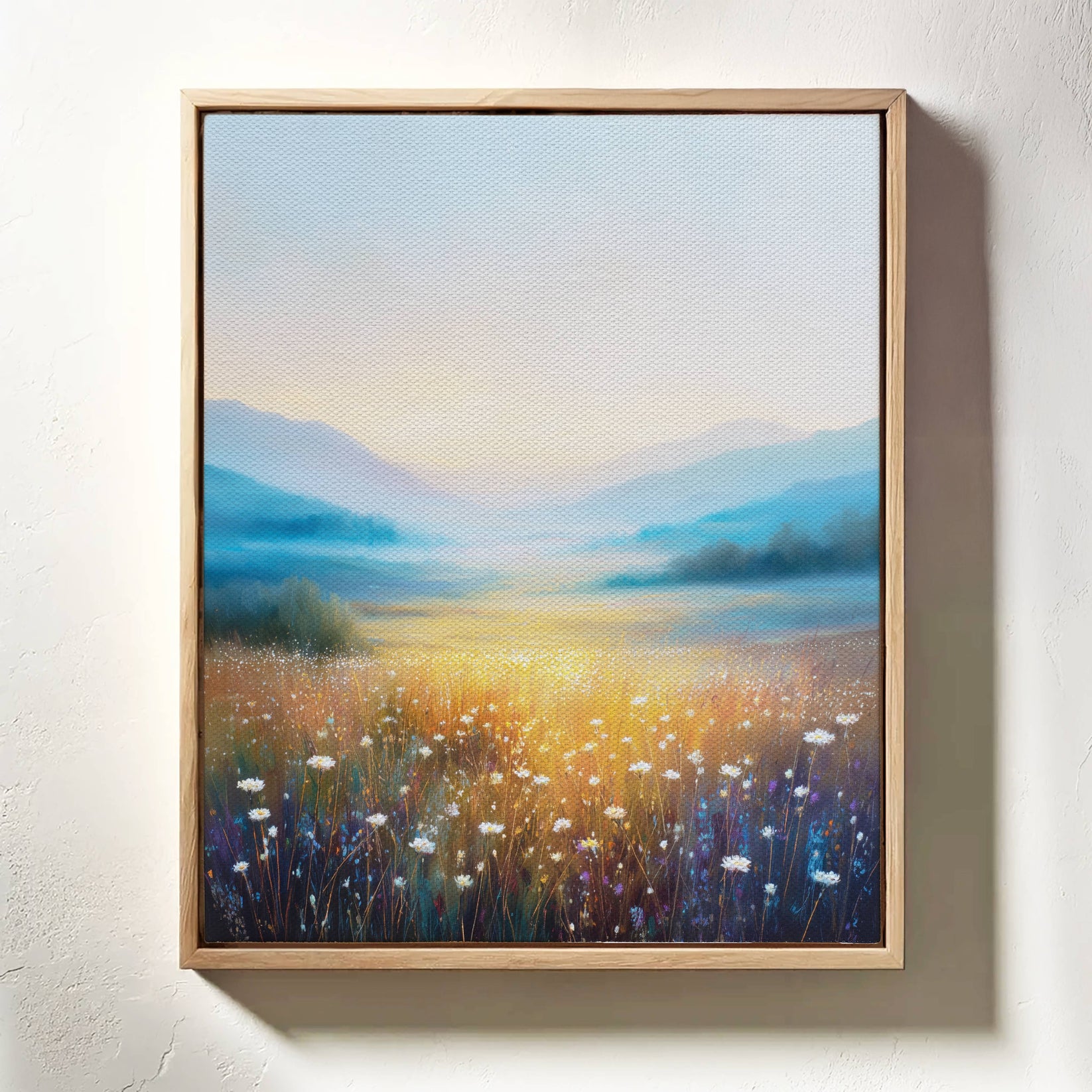 Psalm 23 Valley Canvas | Christian Landscape Wall Art, Faith Painting ...